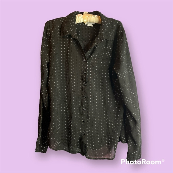 ALFRED SUNG | Tops | Pure Alfred Sung Black White Polka Dot Long ...
